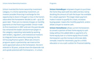 A New Era for Home Buying - The Rise of Home Ownership Investments | PDF