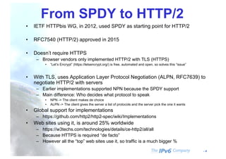 A New Internet? Introduction to HTTP/2, QUIC and DOH | PPT