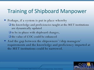 A New Maritime Education Model | PPT