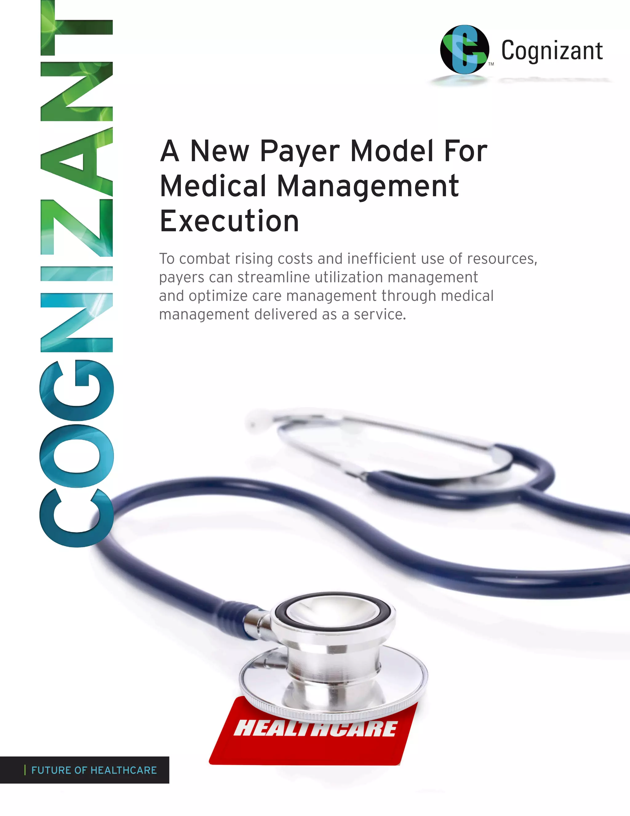 A New Payer Model for Medical Management Execution | PDF