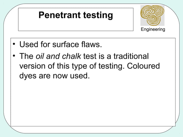non destructive method | PPT