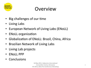 ENoLL International Cooperation Alvaro Oliveira | PPT