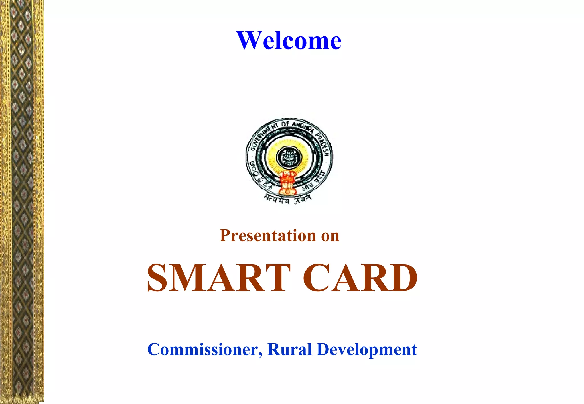 A.p.smart card project april 2012 | PPT