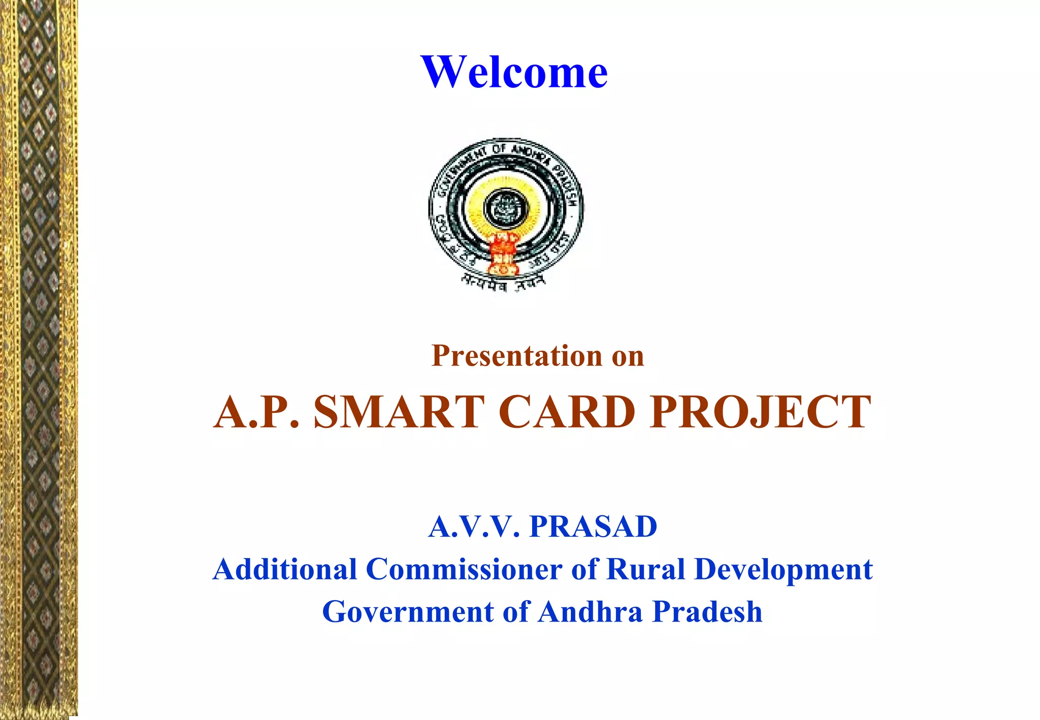 A.p.smart card project april 2013 | PPT