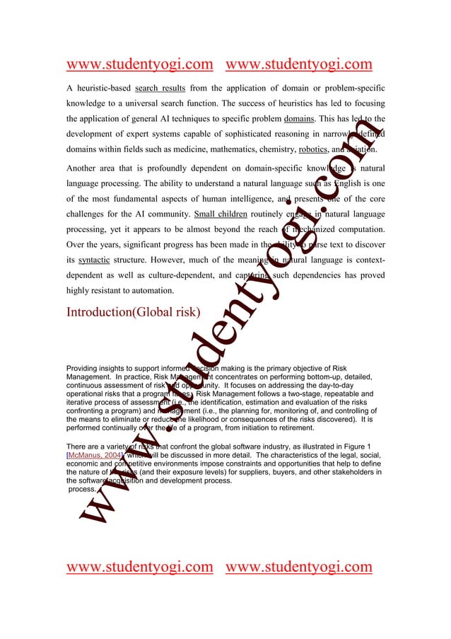 A Paper Presentation On Artificial Intelligence And Global Risk Paper Presentation | PDF