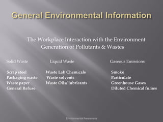 A Part 13 Environmental Awareness | PPT