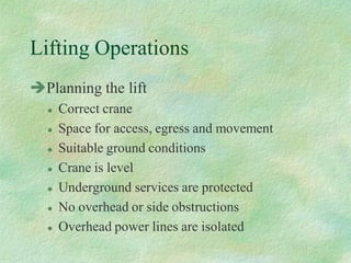 A Part 6 Lifting Operations | PDF