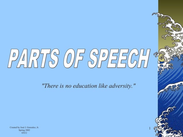 A parts-of-speech | PPT