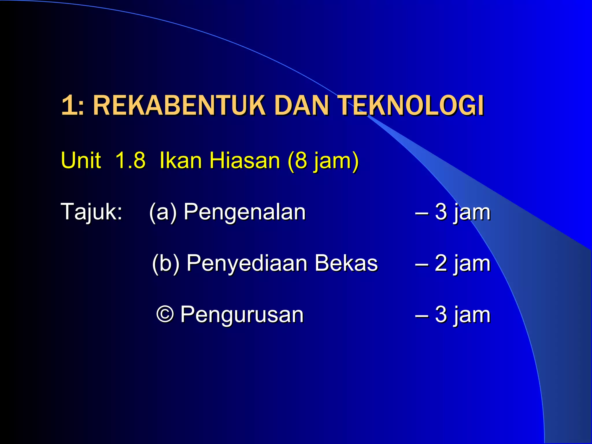 A. pengenalan ikan hiasan | PPT