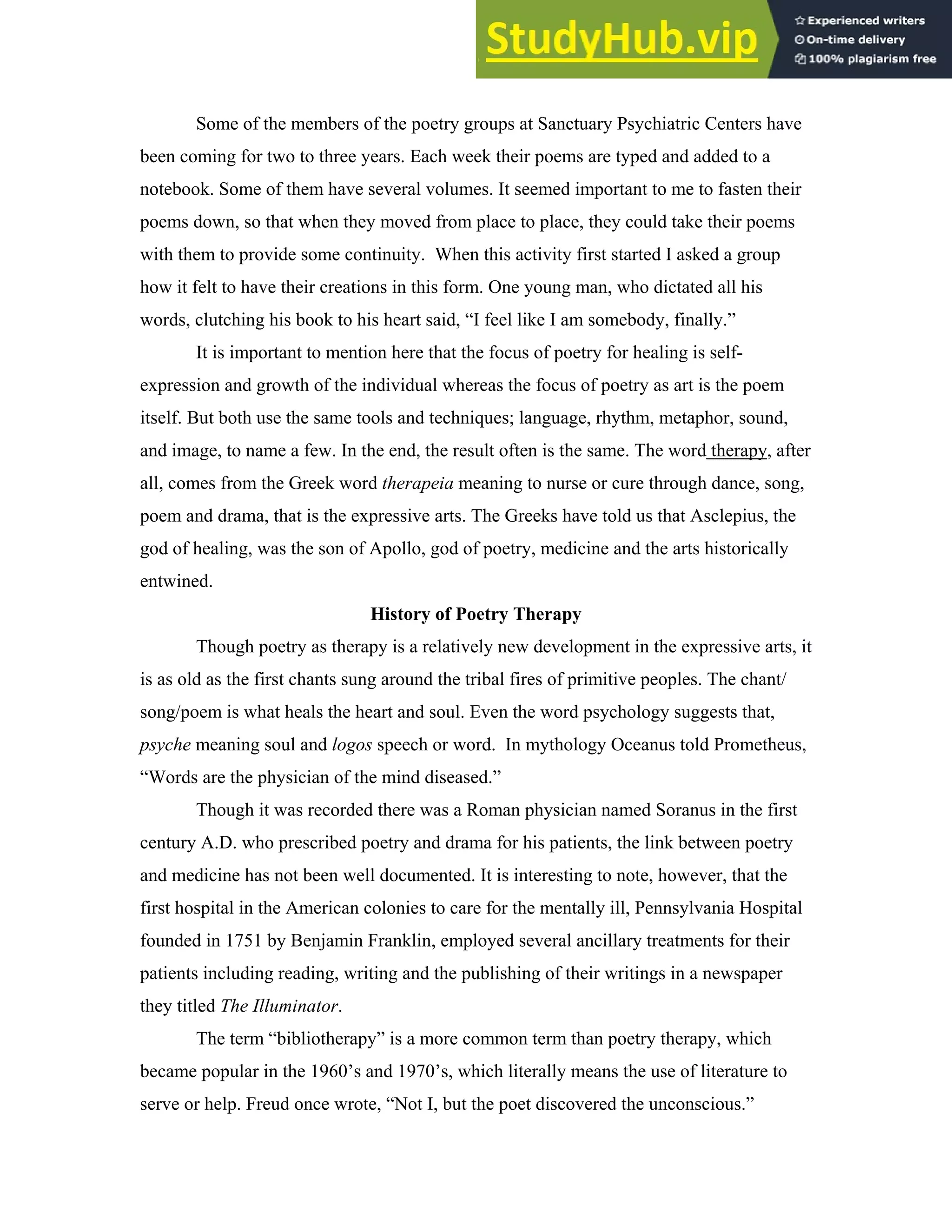 A-Poetry As Therapy | PDF