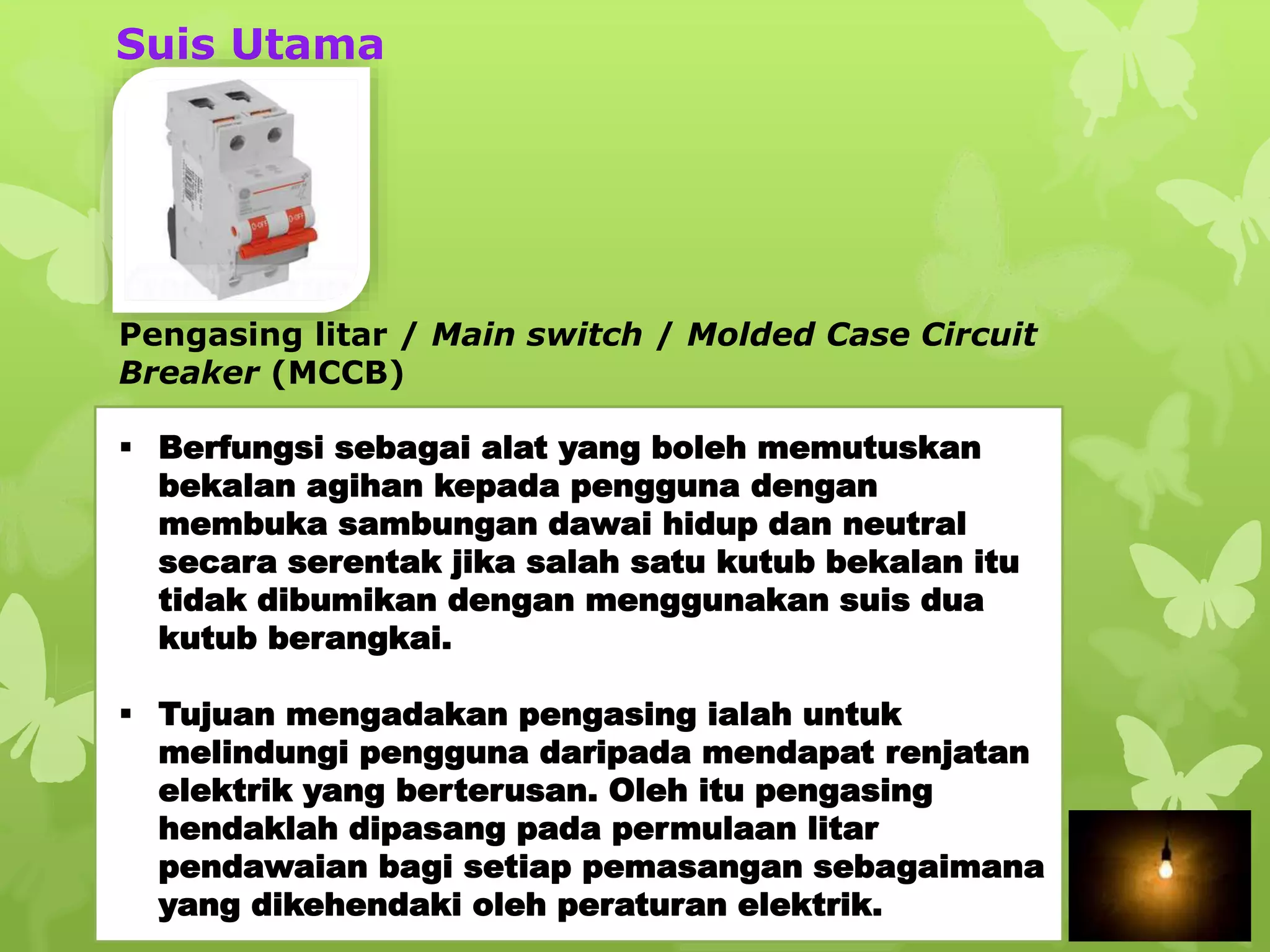 A PPT ASAS PEMASANGAN FASA TUNGGAL | PPTX