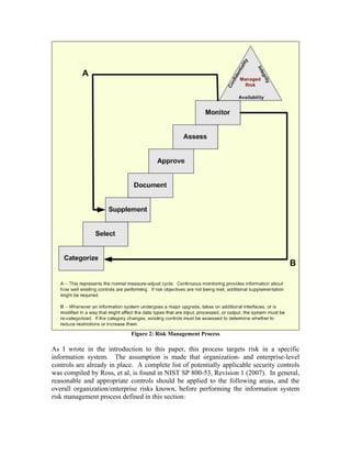 A Practical Approach to Managing Information System Risk | PDF