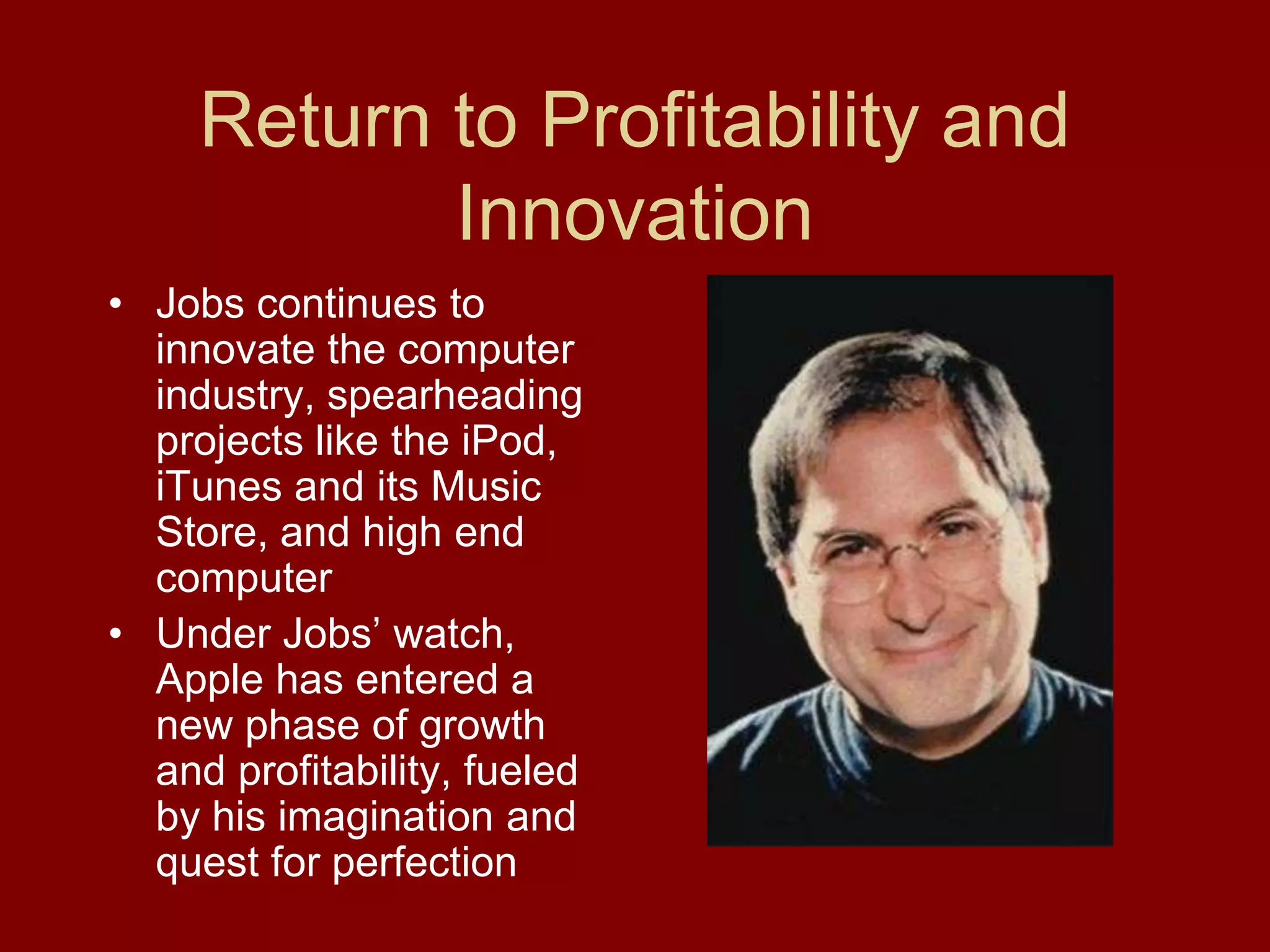 A presentation on "Steve Jobs". | PPTX