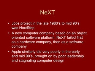 A presentation on "Steve Jobs". | PPTX