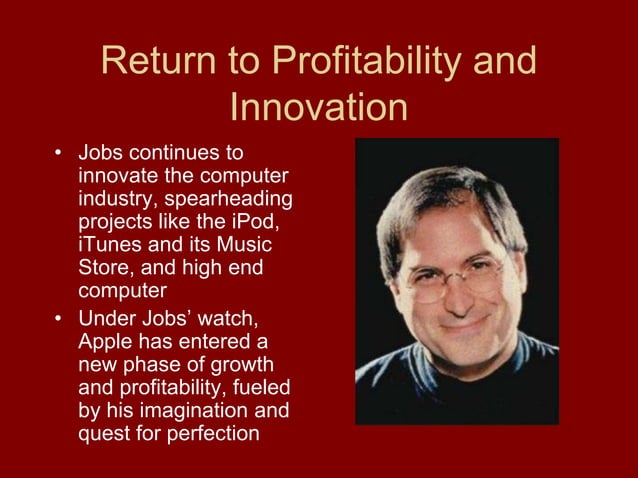 A presentation on "Steve Jobs". | PPTX | Computing | Technology & Computing
