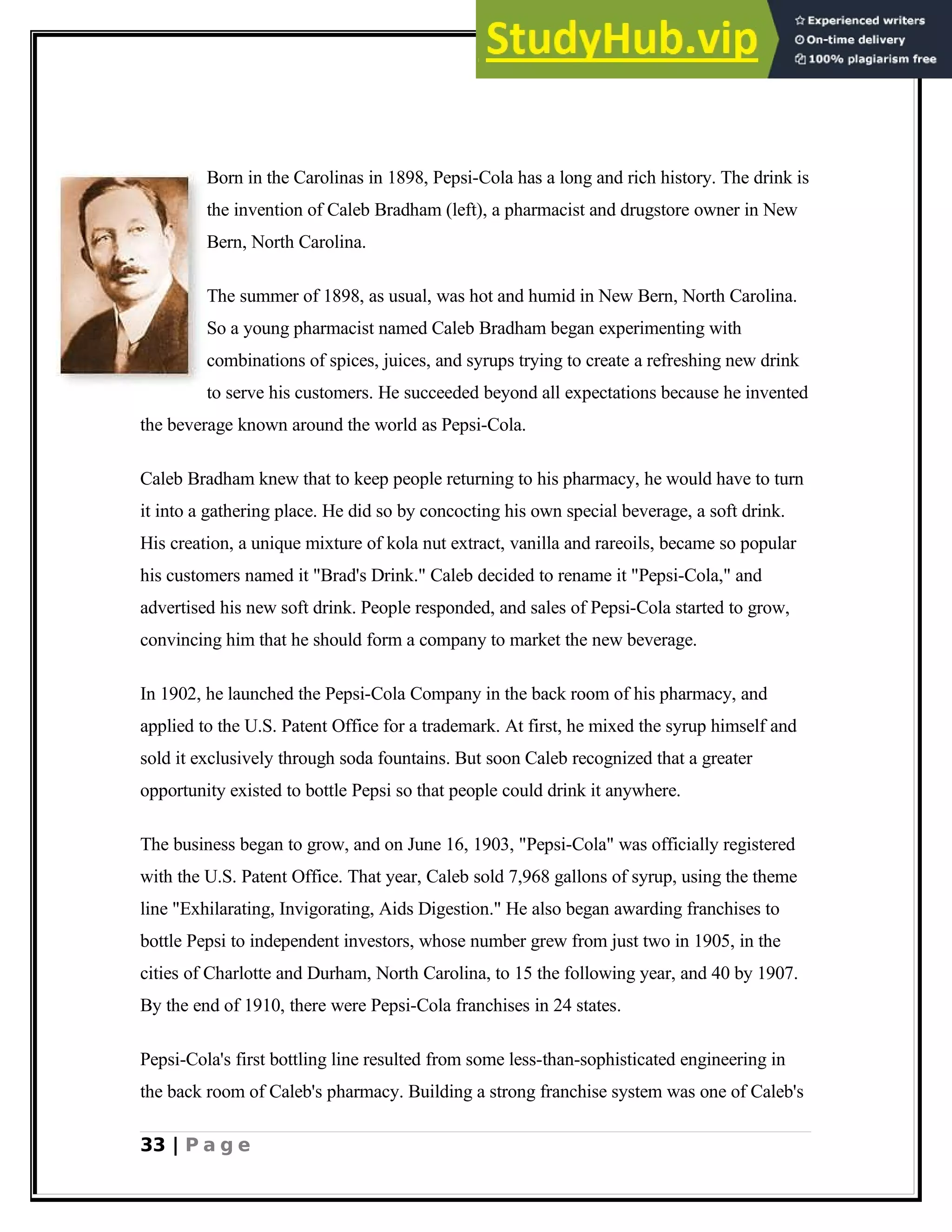 A-PROJECT-ON-PEPSI-CO-STING-ENERGY-DRINK | PDF