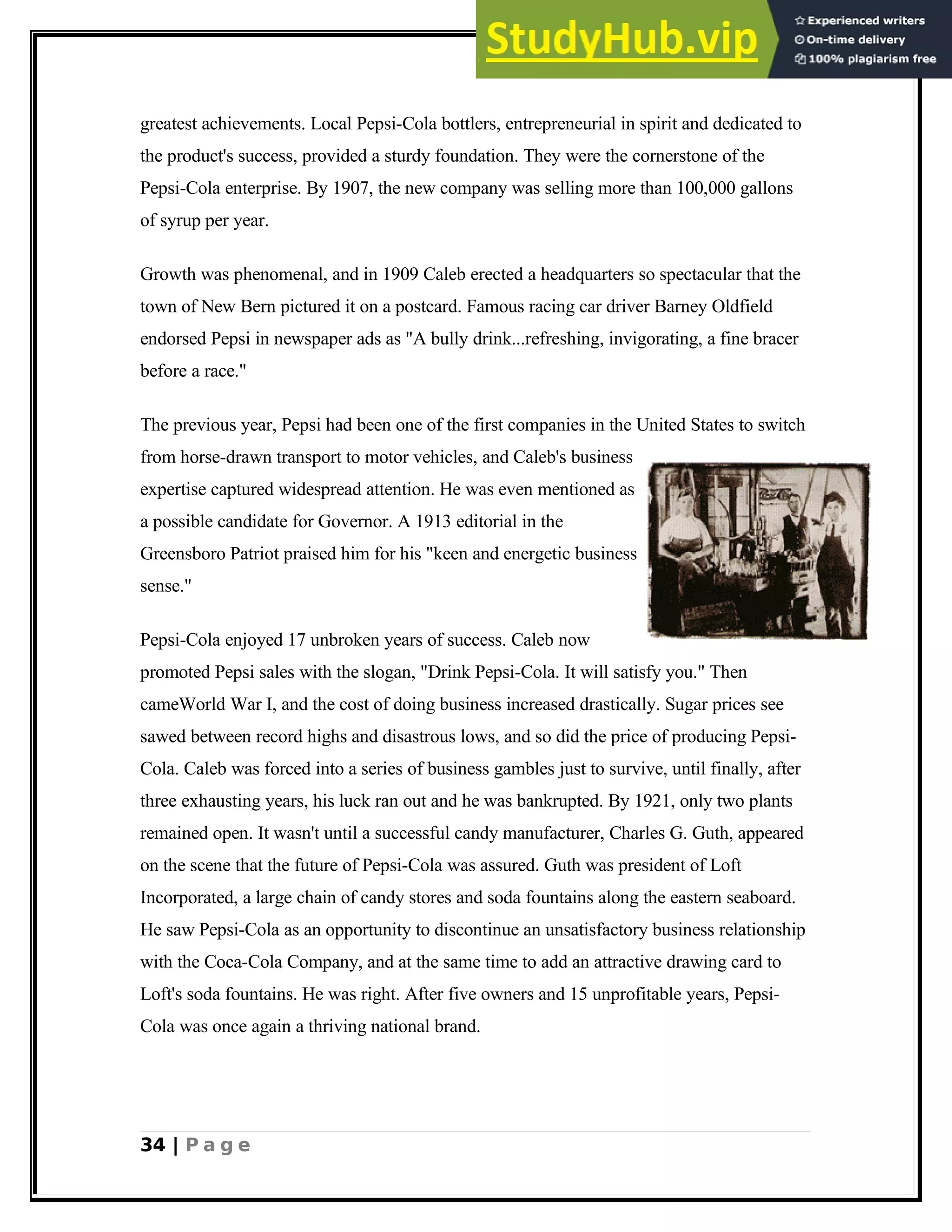 A-PROJECT-ON-PEPSI-CO-STING-ENERGY-DRINK | PDF