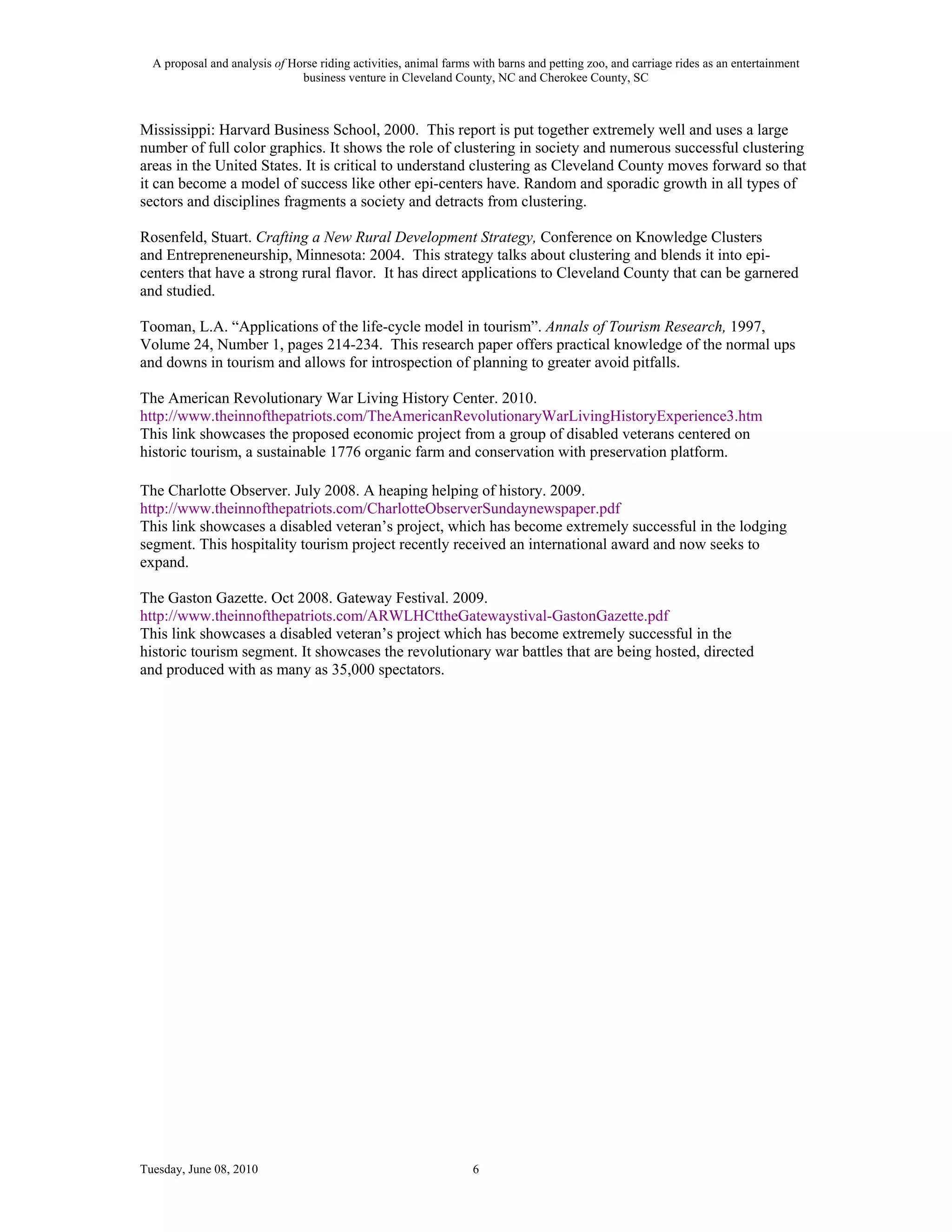 A Proposal And Analysis Of Horse And Farm Operations As A Venture ...
