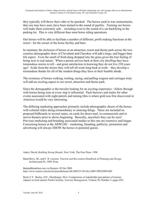 A Proposal And Analysis Of Horse And Farm Operations As A Venture ...