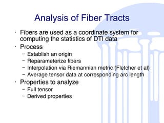 A Quantitative DTI Fiber Tract Analysis Suite-898 | PPT