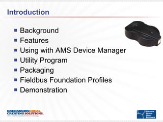 A Quick and Easy Way to Connect to FOUNDATION fieldbus using Emerson’s ...