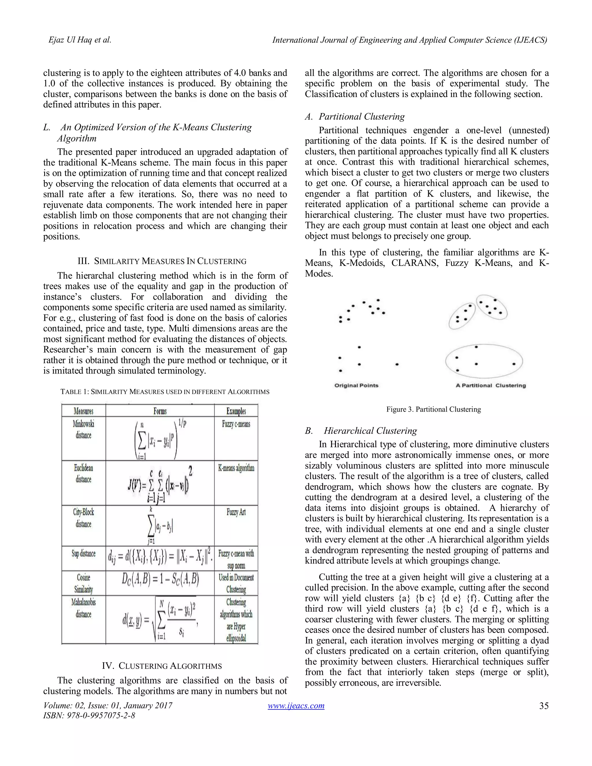 A Review of Various Clustering Techniques | PDF