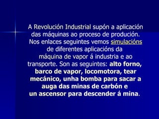 A Revolución Industrial | PPT