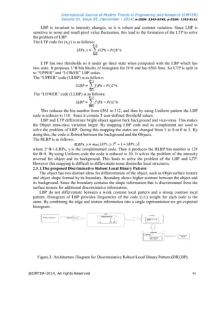 A Robust Object Recognition using LBP, LTP and RLBP | PDF