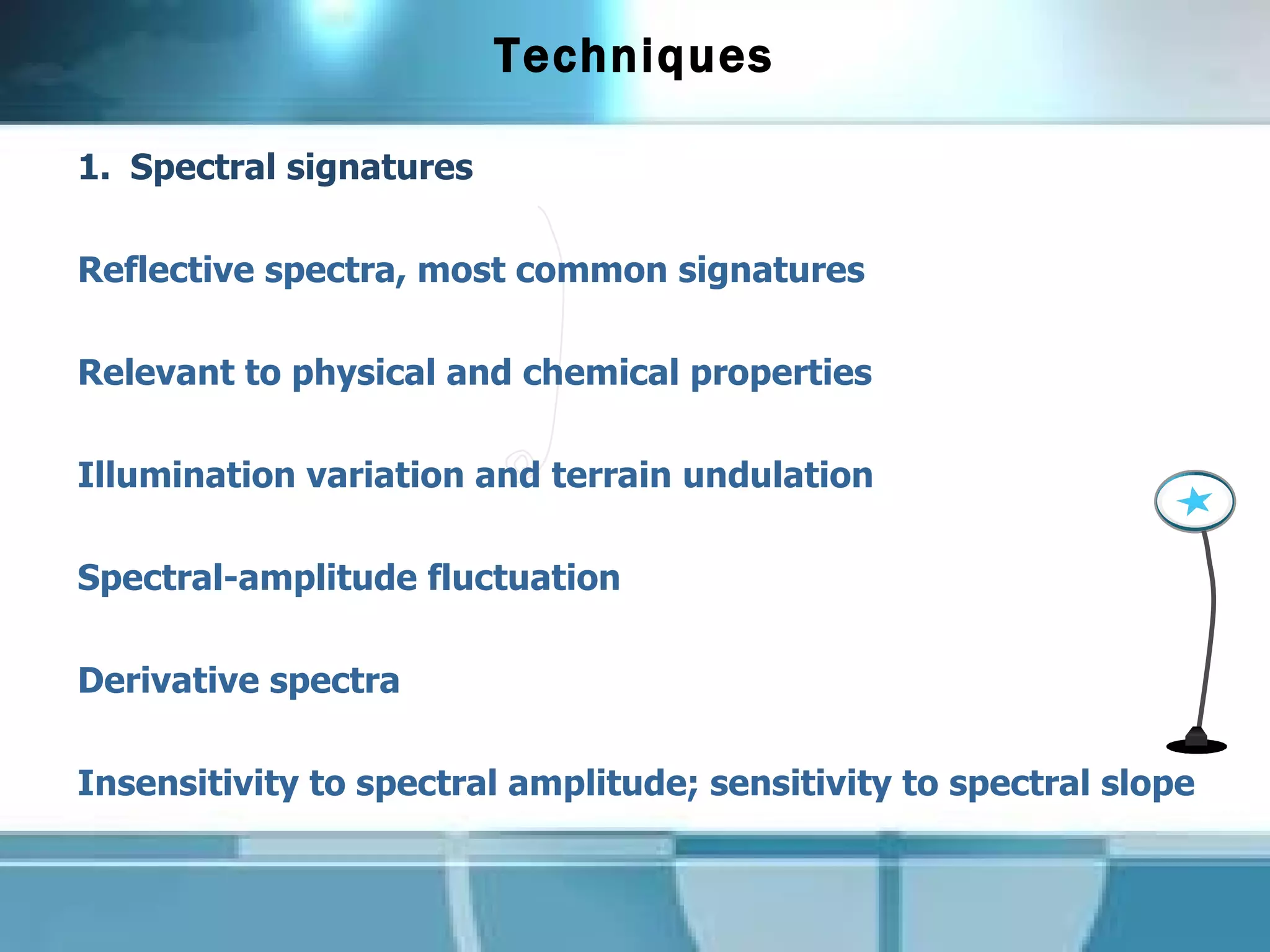 A ROBUST SPECTRAL TARGET RECOGNITION METHOD FOR HYPERSPECTRAL.ppt