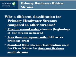 Primary Headwater Streams | PPT