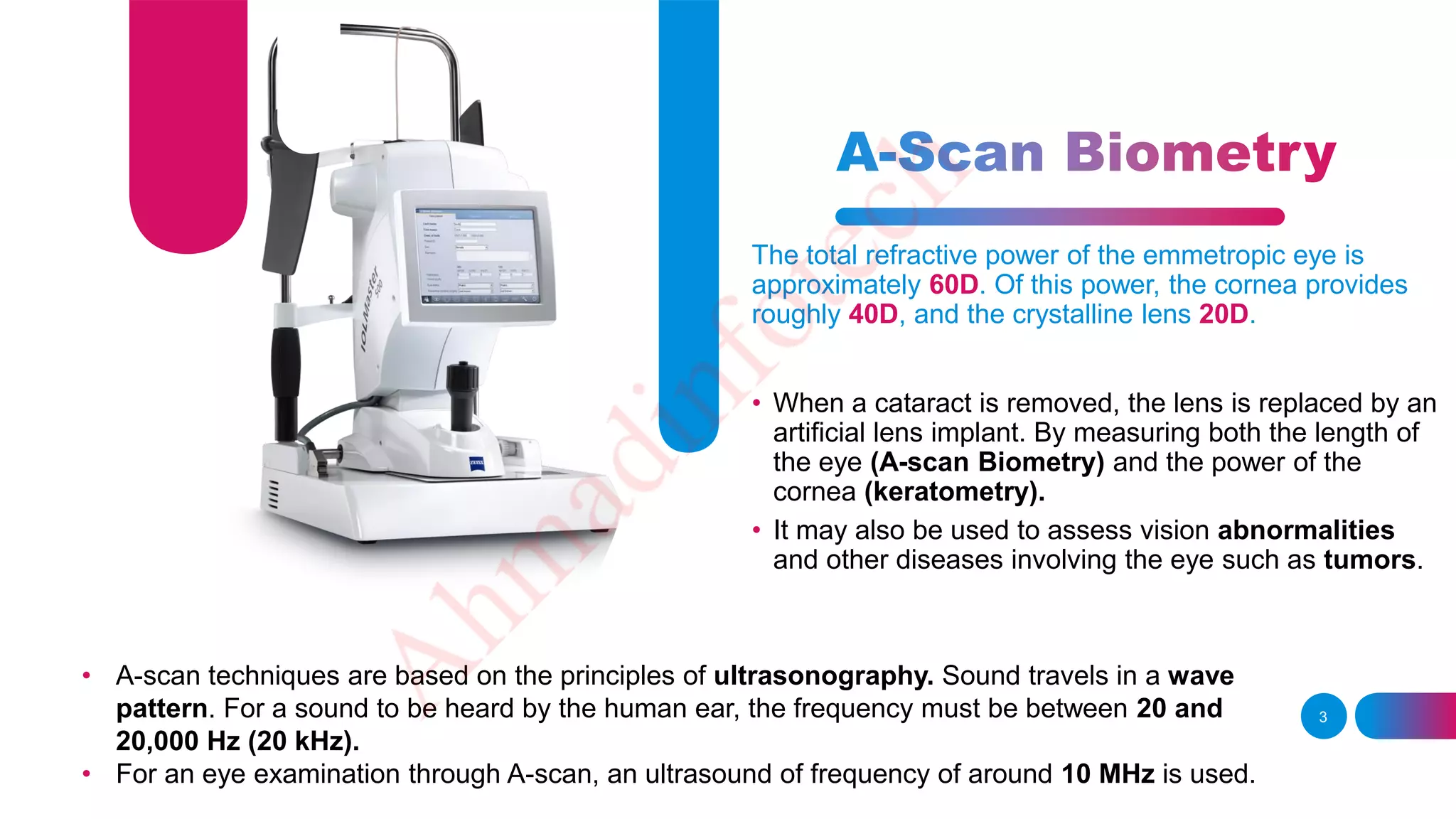 A scan biometry | How to Use A-scan? Types of A-Scan Biometry? | PDF