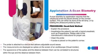 A scan biometry | How to Use A-scan? Types of A-Scan Biometry? | PDF