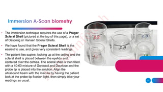 A scan biometry | How to Use A-scan? Types of A-Scan Biometry? | PPT