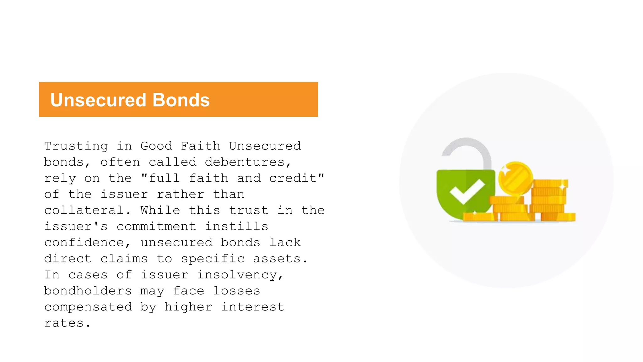 Understanding Bonds: Secured vs. Unsecured | PPTX