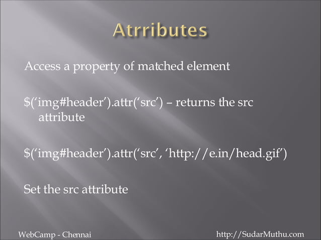 A Short Introduction To jQuery | PPT | Web Development | Internet