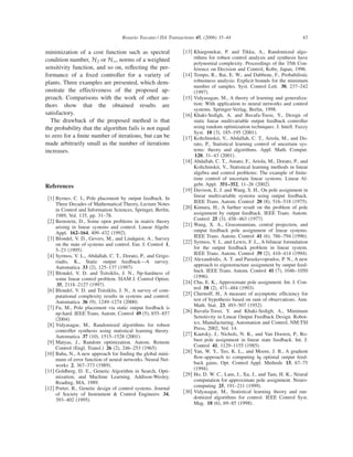 A simple method to find a robust output feedback controller by random search approach | PDF