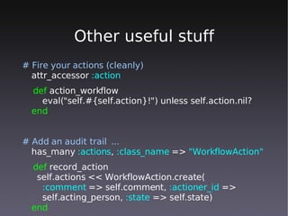 A simple workflow system using state machines | PPT