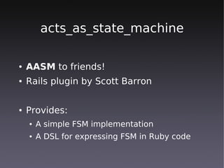 A simple workflow system using state machines | PPT