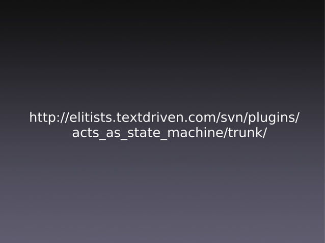 A simple workflow system using state machines | PPT