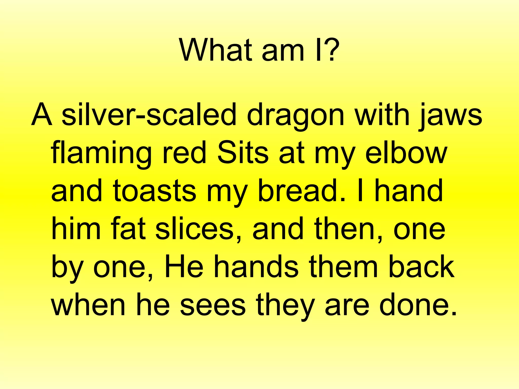 A s lit and hist and riddle-1 | PPT