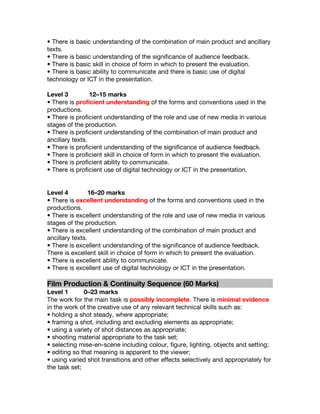 A/S Media Foundation Production Assessment Criteria | DOC