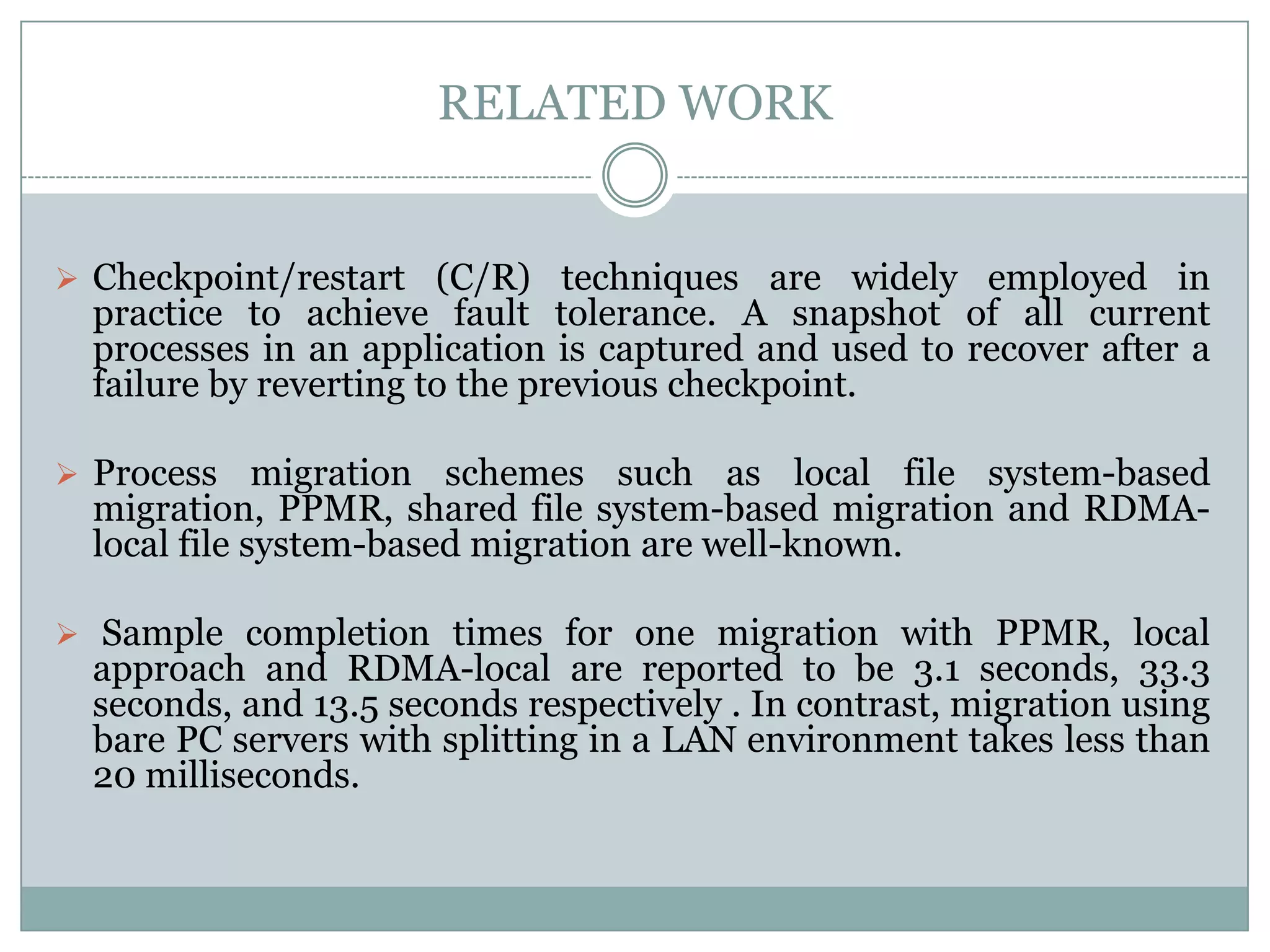 A Split Protocol Technique for Web Server Migration | PPTX
