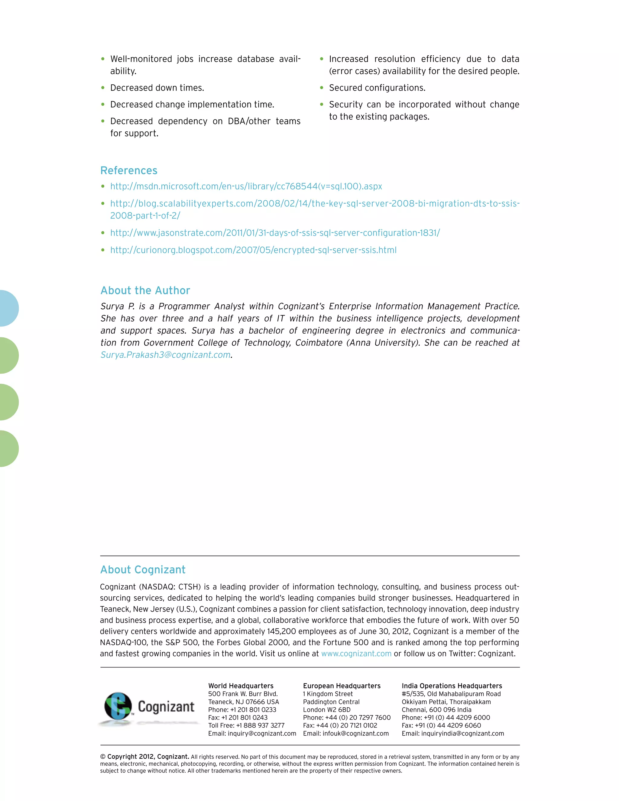 A Standardized Approach to SSIS Migration | PDF