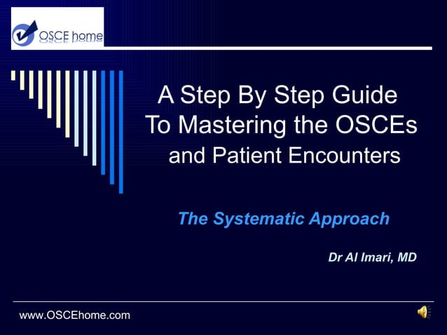 A Step By Step Guide To Mastering The OSCEs | PPS