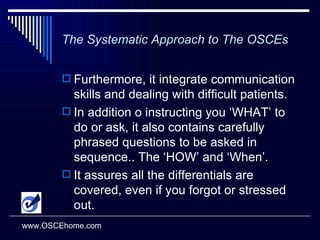 A Step By Step Guide To Mastering The OSCEs | PPS