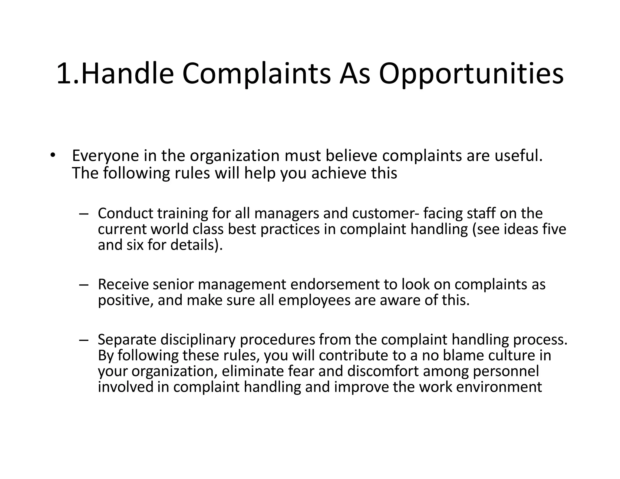 Complaints Handling Management - Complied to ISO 10002 | PDF