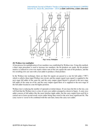A SURVEY - COMPARISON OF MULTIPLIERS USING DIFFERENT LOGIC STYLE | PDF