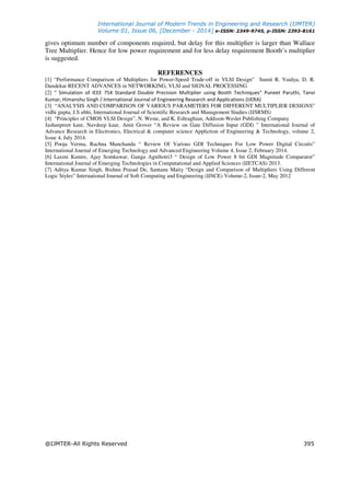 A SURVEY - COMPARISON OF MULTIPLIERS USING DIFFERENT LOGIC STYLE | PDF