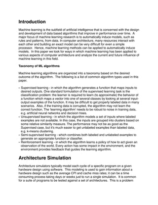 A Survey of Machine Learning Methods Applied to Computer ... | PDF