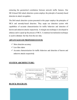 2014 IEEE DOTNET PARALLEL DISTRIBUTED PROJECT A system-for-denial-of-service-attack-detection ...